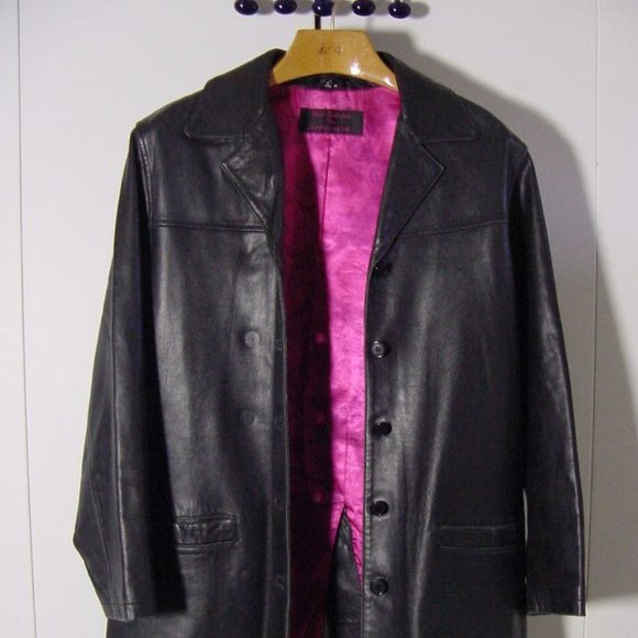 Mary Kay | Jackets & Coats | Vtg 8s Mary Kay Black Leather Jacket Sz M ...